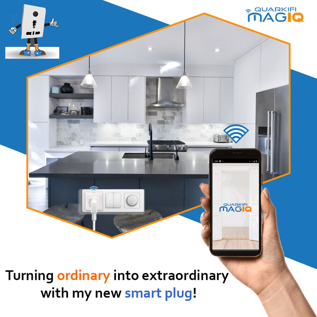 Smart plug 10 Amp for Home Appliances – QuarkifiMagIQ